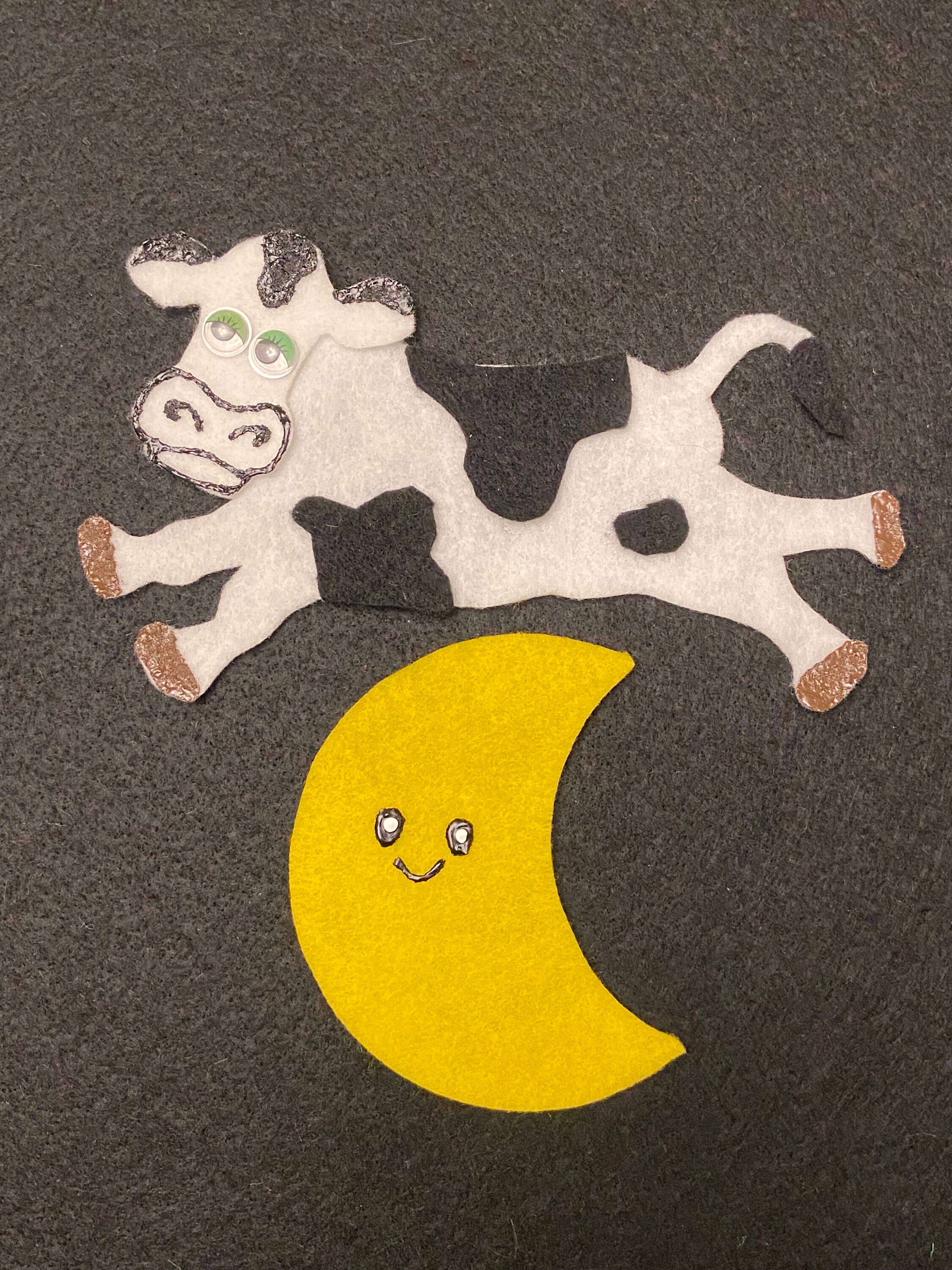 Hey Diddle Diddle Felt Set, Felt Board Story, Teacher Resource, Felt ...