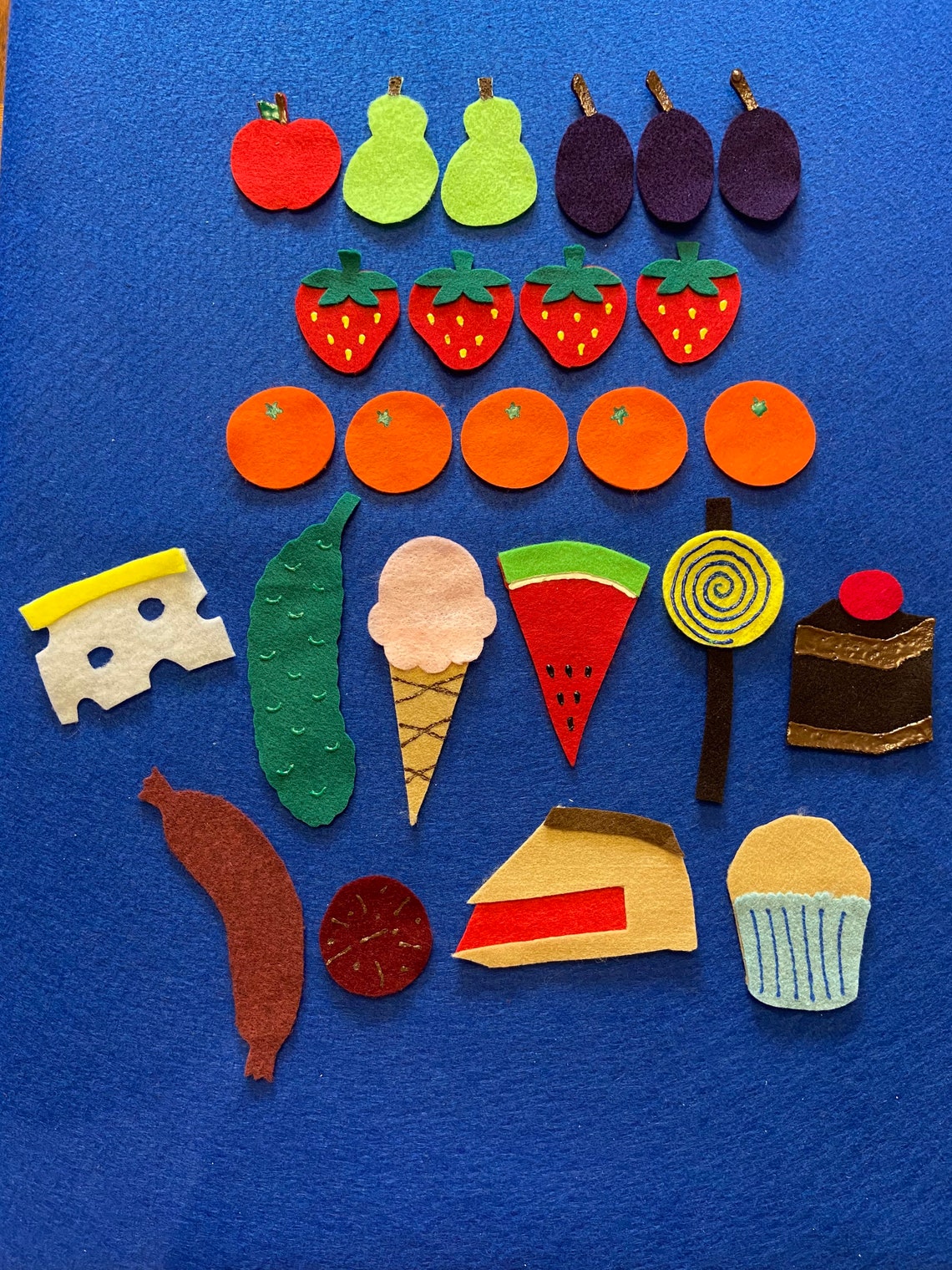 The Very Hungry Caterpillar Felt Story //felt Board Story - Etsy