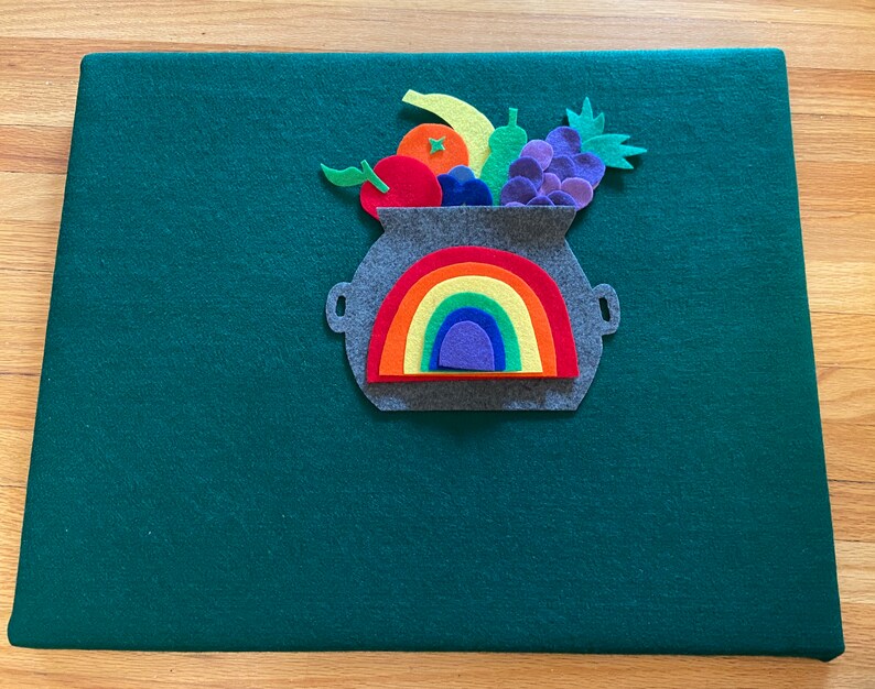 Rainbow Stew Felt Set // Board Story //felt Set // Circle Time ...