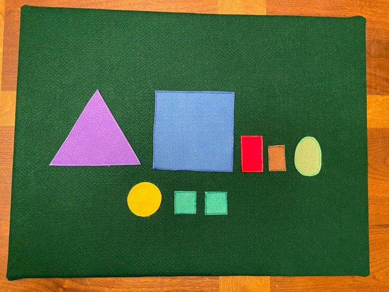 Shape House Felt Story //felt Board Story //felt Set // Circle - Etsy