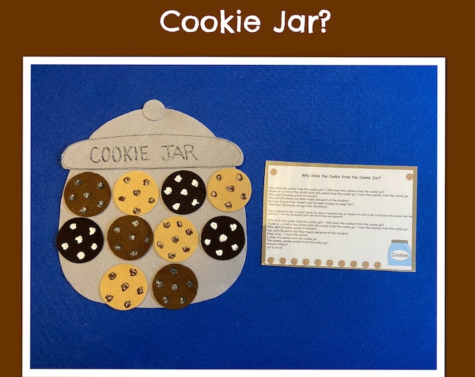 Who Stole the Cookie From the Cookie Jar Felt Story/flannel Board ...