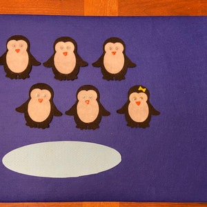 5 Little Penguins Bundle/circle Time/storytime Activity/preschool ...