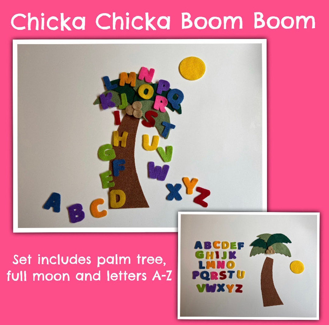 Chicka Chicka Boom Boom, Teacher Resource, Alphabet, ABC, Felt Board ...
