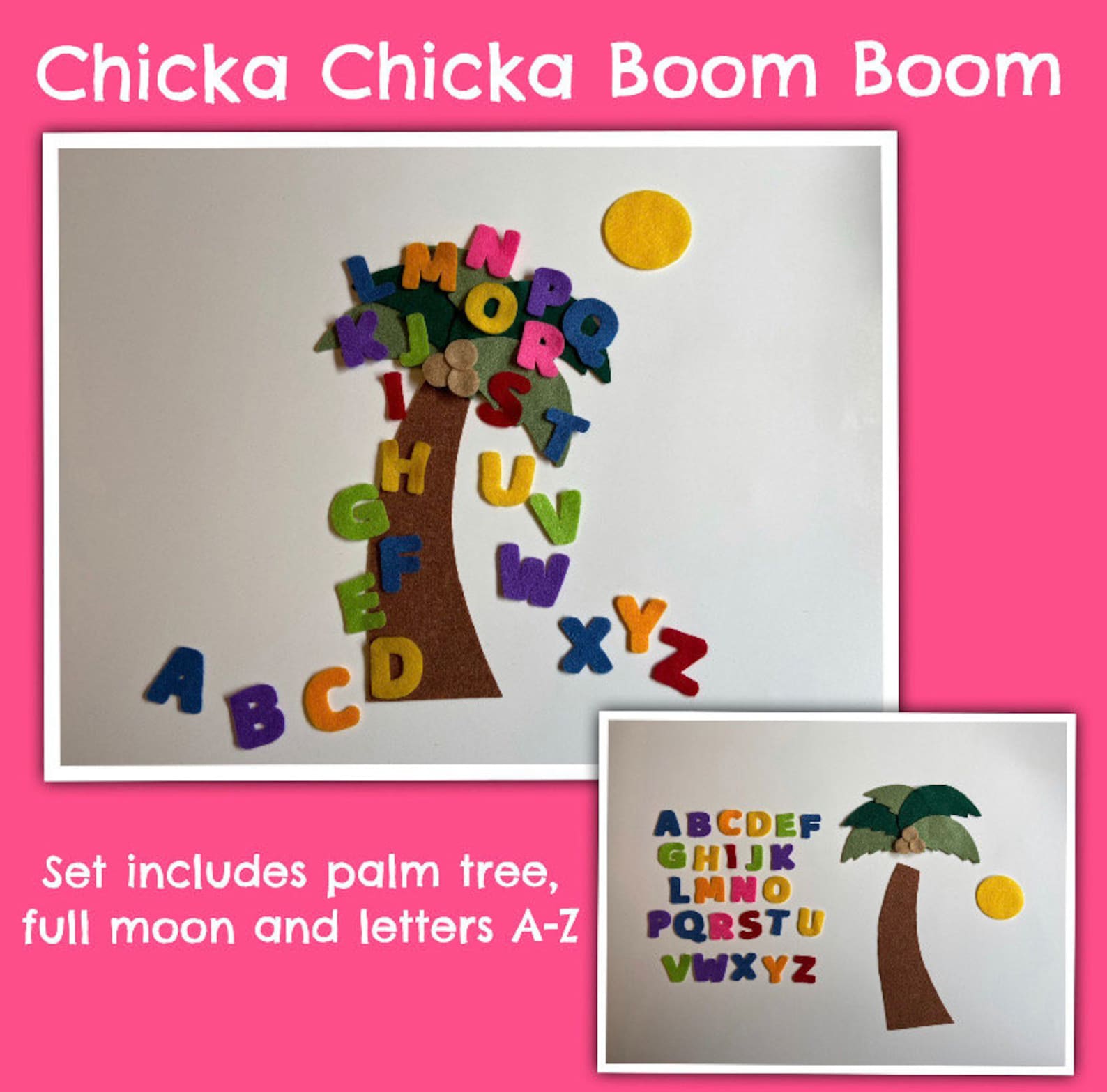 Chicka Chicka Boom Boom, Teacher Resource, Alphabet, ABC, Felt Board ...