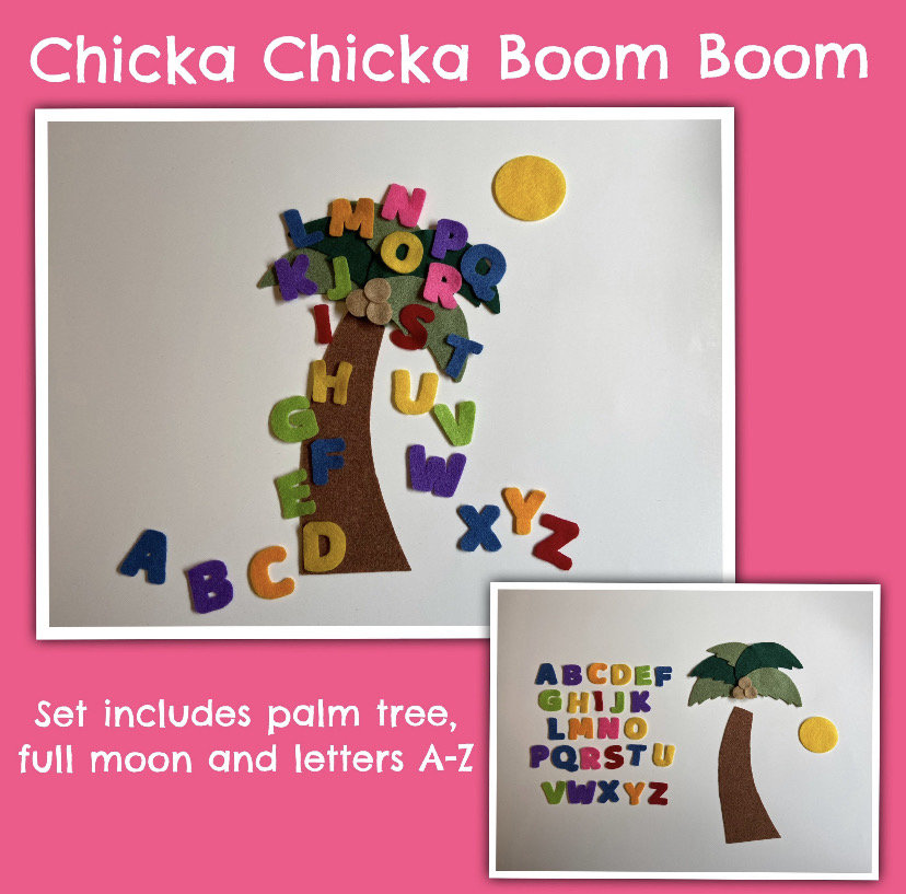 Chicka Chicka Boom Boom, Teacher Resource, Alphabet, ABC, Felt Board ...