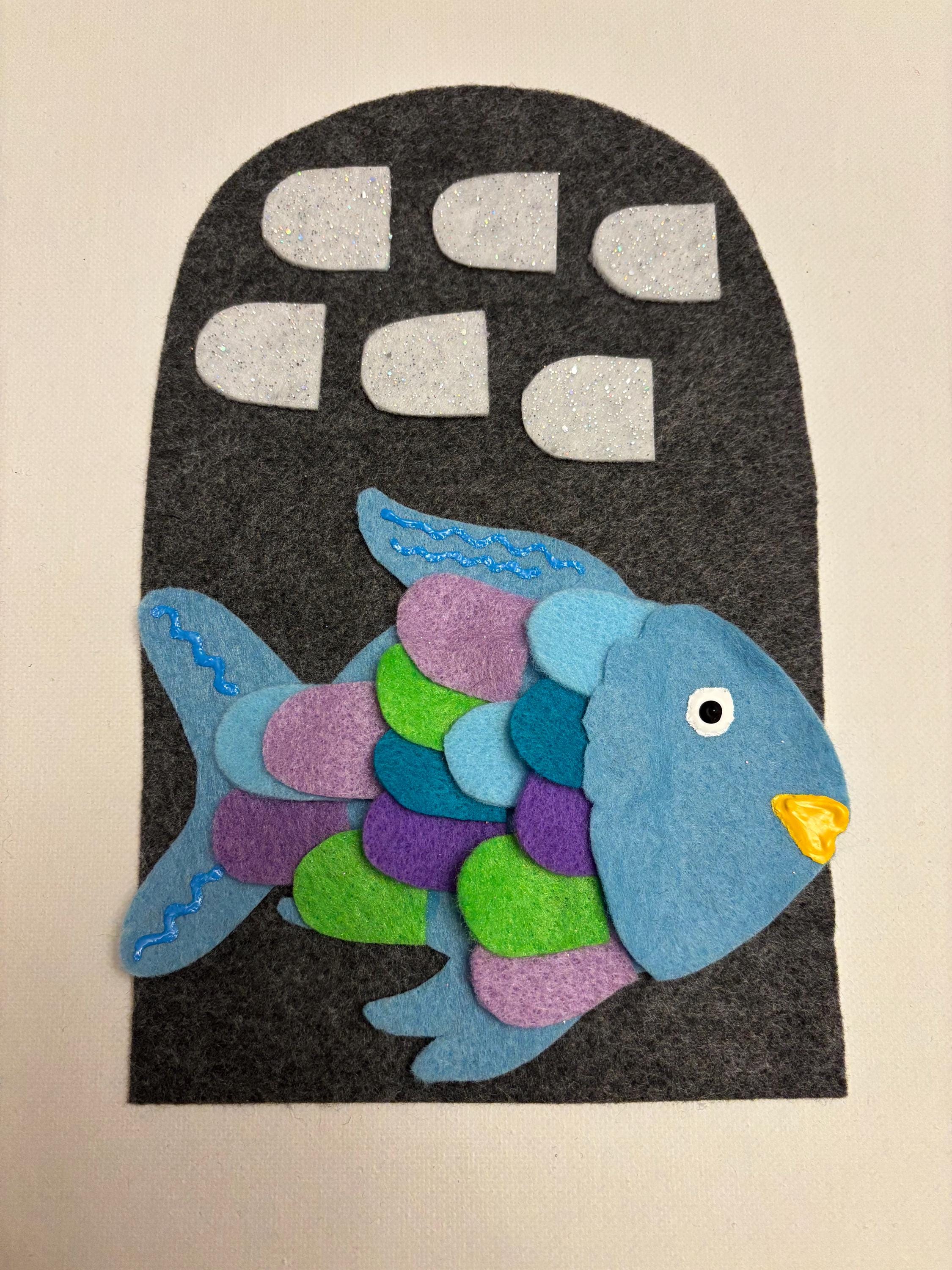Rainbow Fish, Felt Story, Flannel Board Story, Teacher Resource ...