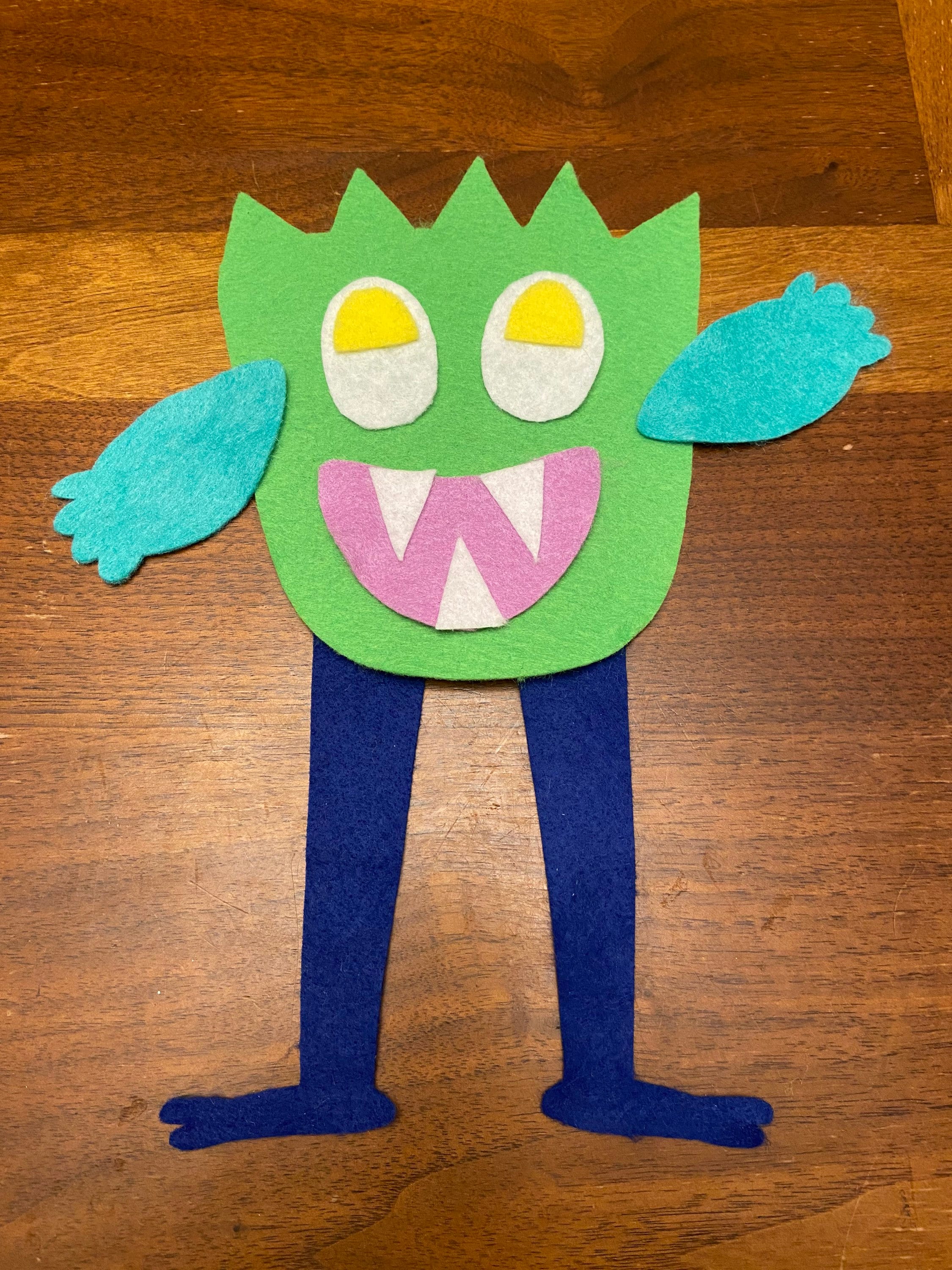 Make a Monster Felt Set/circle Time/storytime Activity/preschool ...