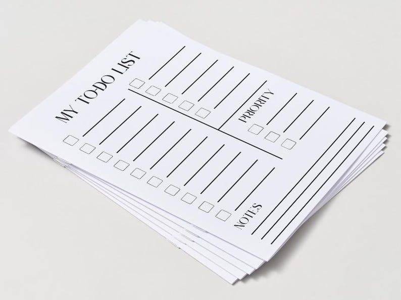 Editable To-do List Planner – Canva Template for Daily Tasks ...