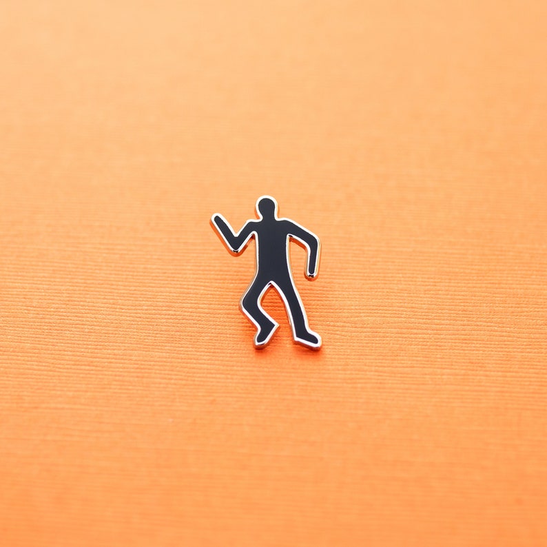 Forensic CSI: Body Outline Crime Scene Pin - Etsy