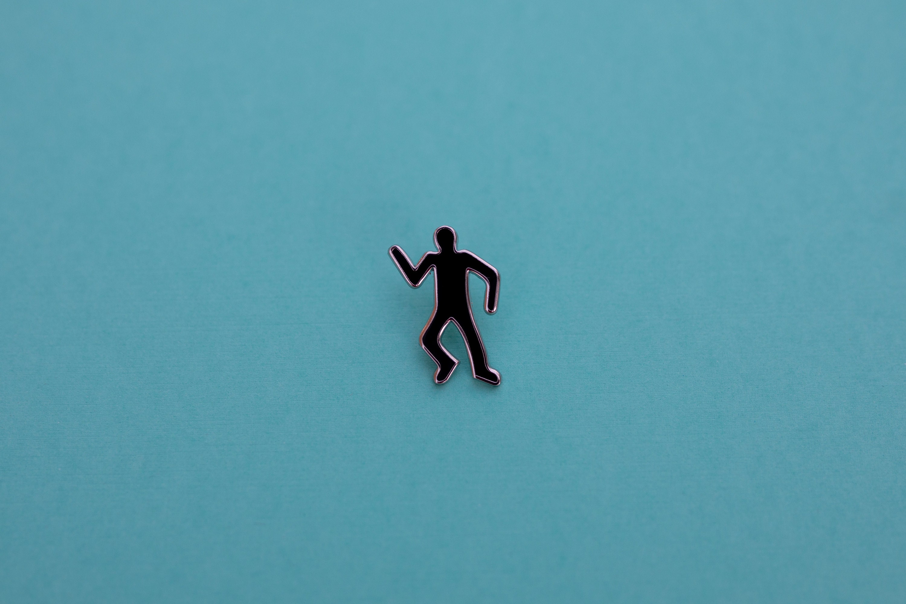 Forensic CSI: Body Outline Crime Scene Pin | Etsy