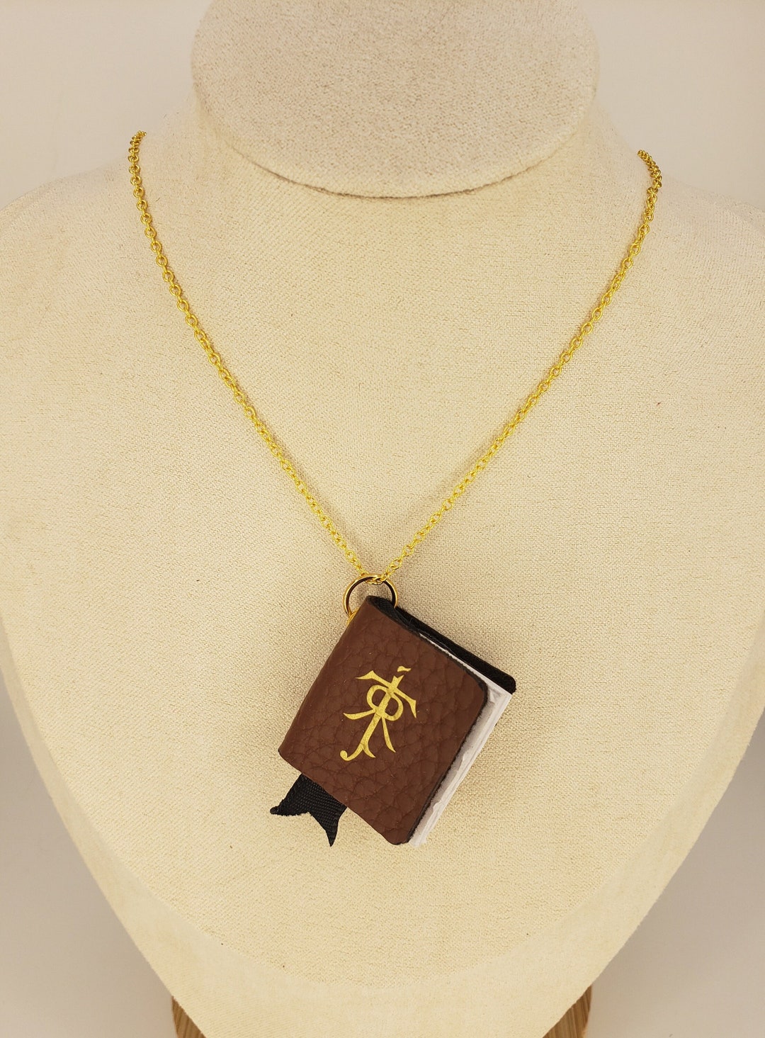 Tolkien Mini Book Pendant Necklace - Etsy