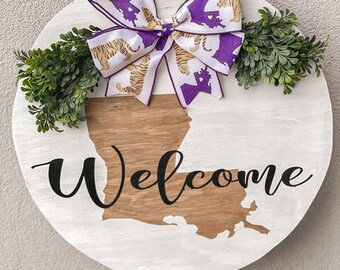 Lsu Welcome Sign - Etsy