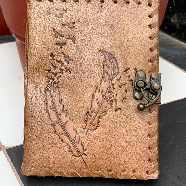 Leather Diary - Etsy