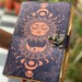 Sun & Moon Printed Journal, Handmade Deckle Edge Old Lined Journal,sun ...