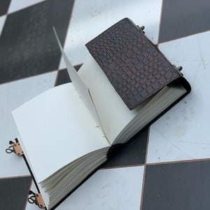 Leather Sun and Moon Embossed With Beautiful Blue Stone Journal Diary ...