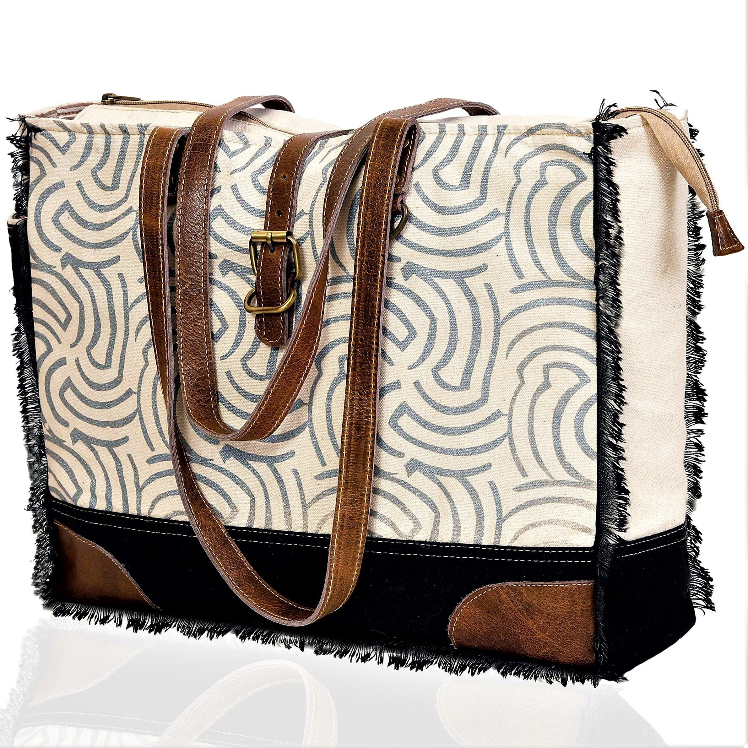Vintage Everyday Tote Upcycle Canvas Tote Bag for Women and Handbag ...
