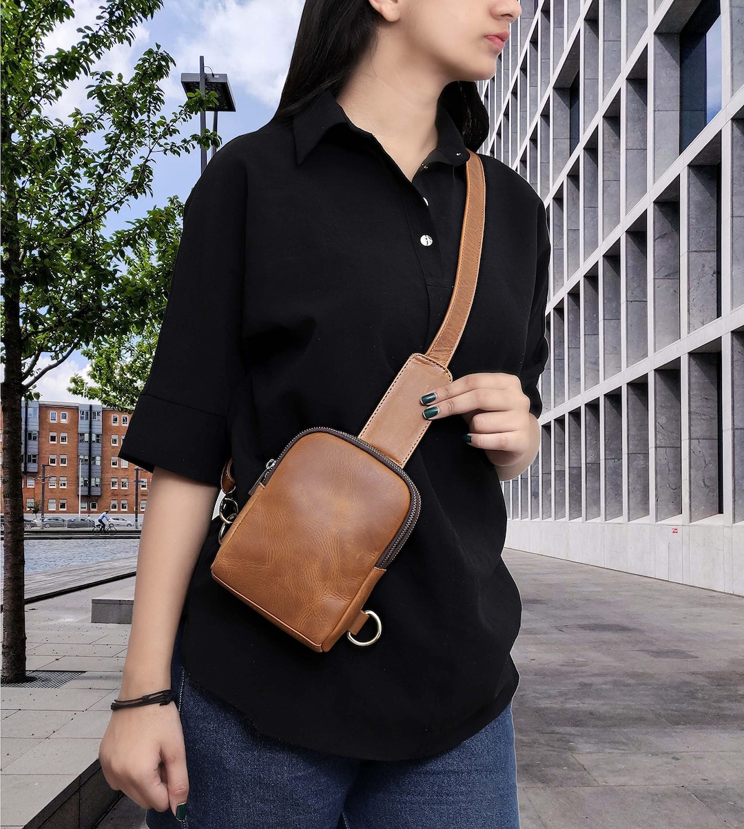 Sling Bag for Women Packs Bags for Girls Fashionable Chest Bag ...