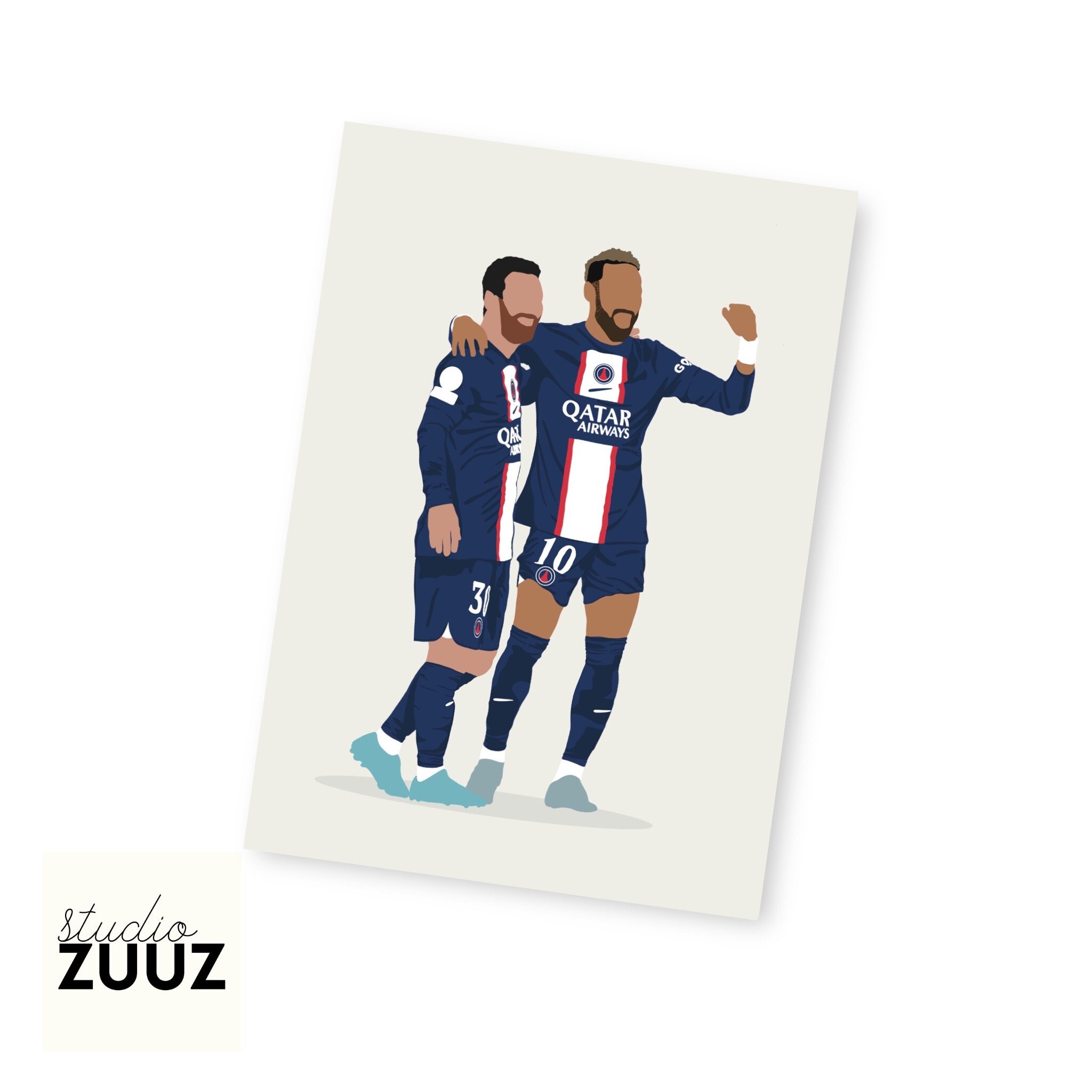 Lionel Messi PSG Poster Printable Paris Saint Germain - Etsy