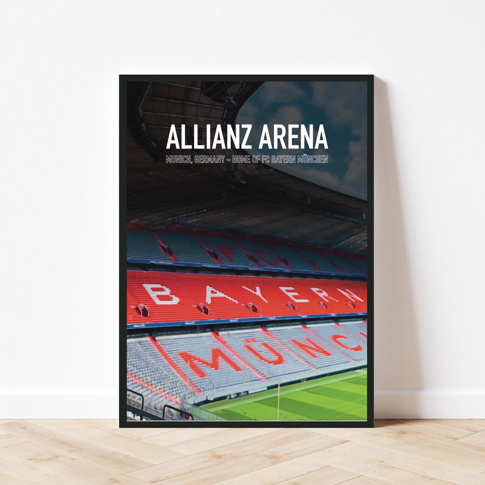 Allianz Arena Stadium Poster Printables, Allianz Arena Download, FC ...