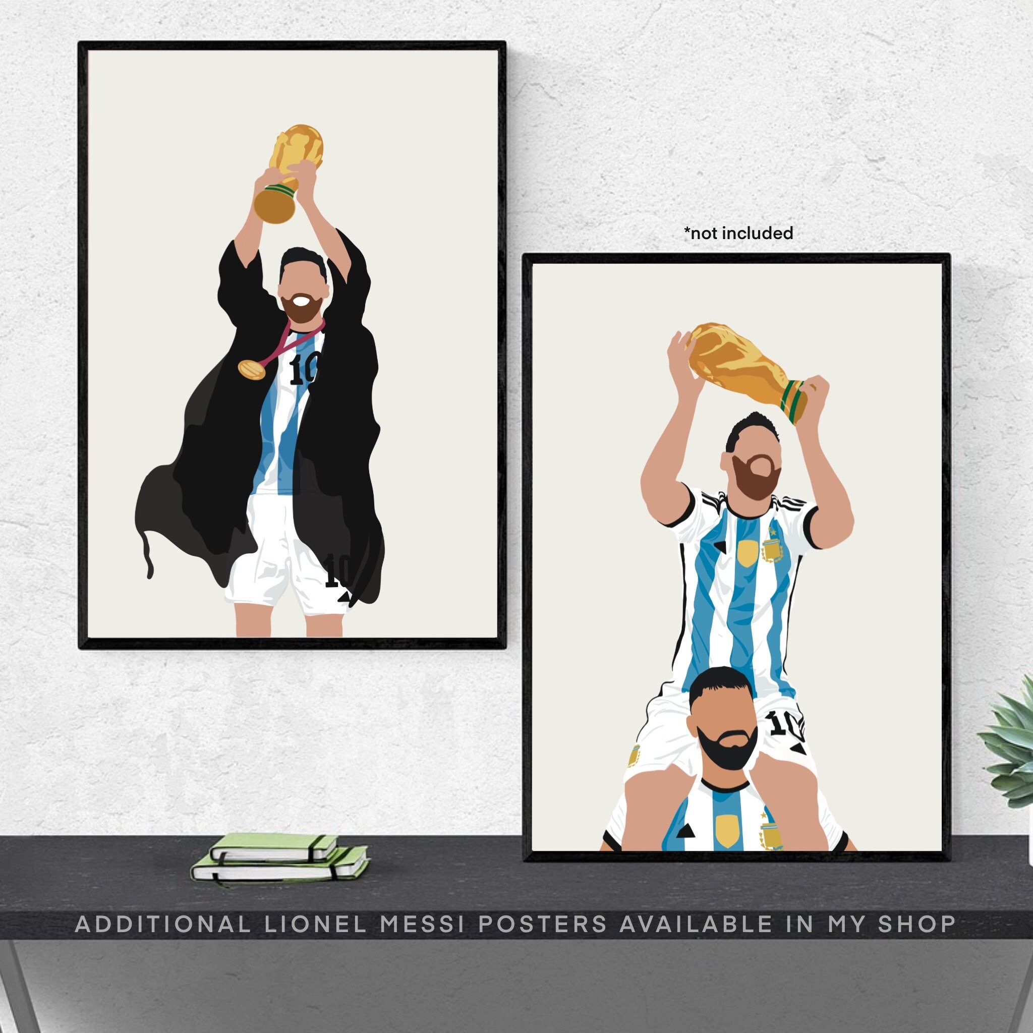 Lionel Messi World Champion Poster Printable Argentina - Etsy Australia