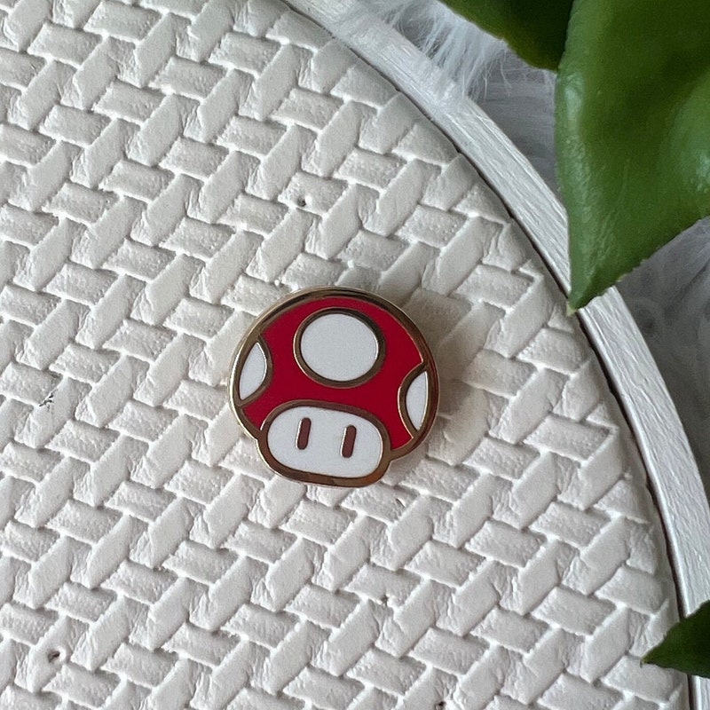Mushroom Pin - Etsy