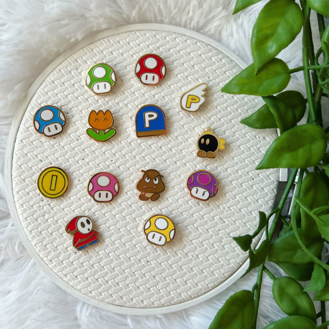 Mario Mini Pin Collection All in Bundle 13 Enamel Pins THIRTEEN - Etsy