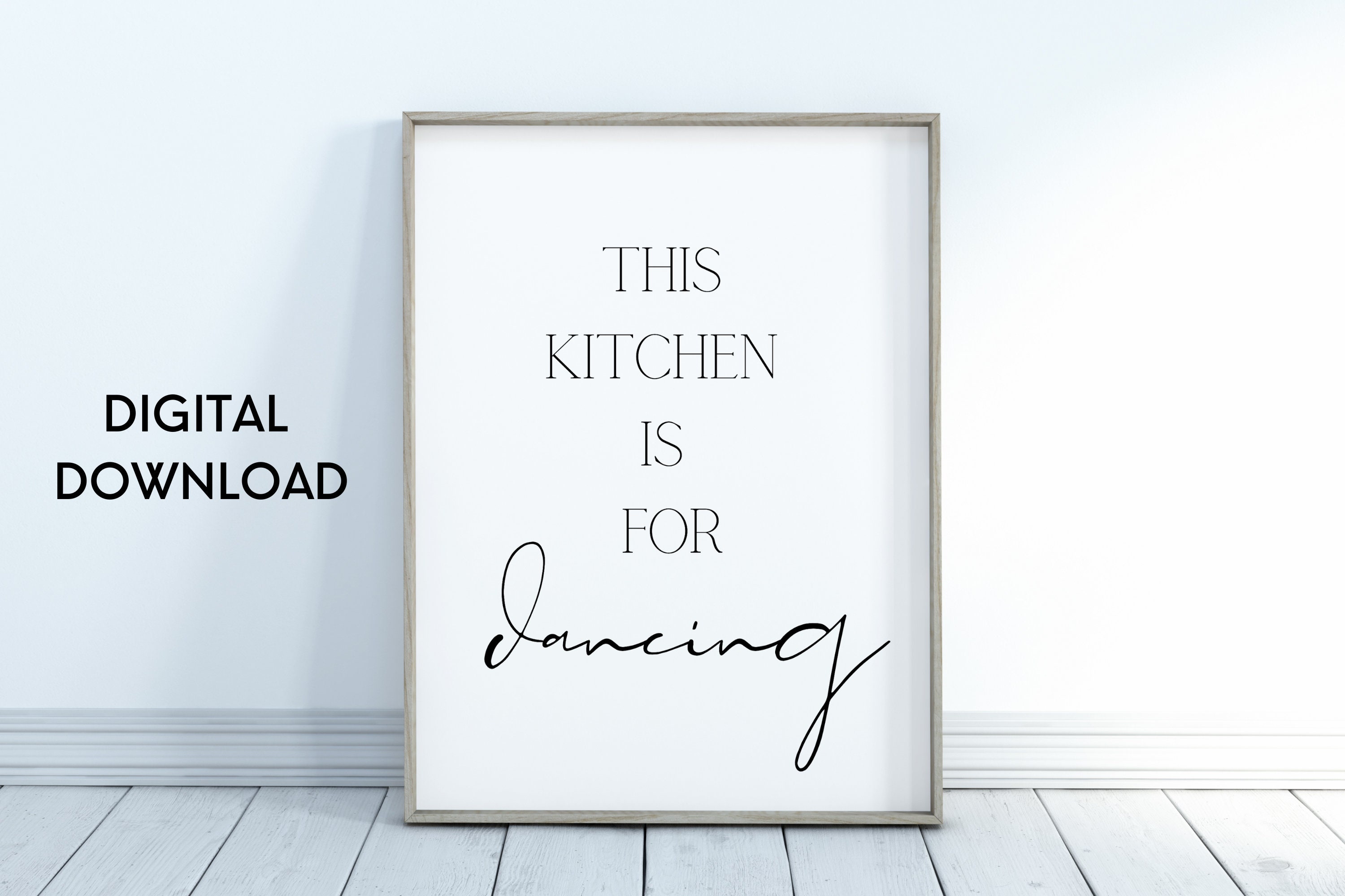 Kitchen Print Wall Art - Decor - Funny Wall Art - Kitchen Print ...
