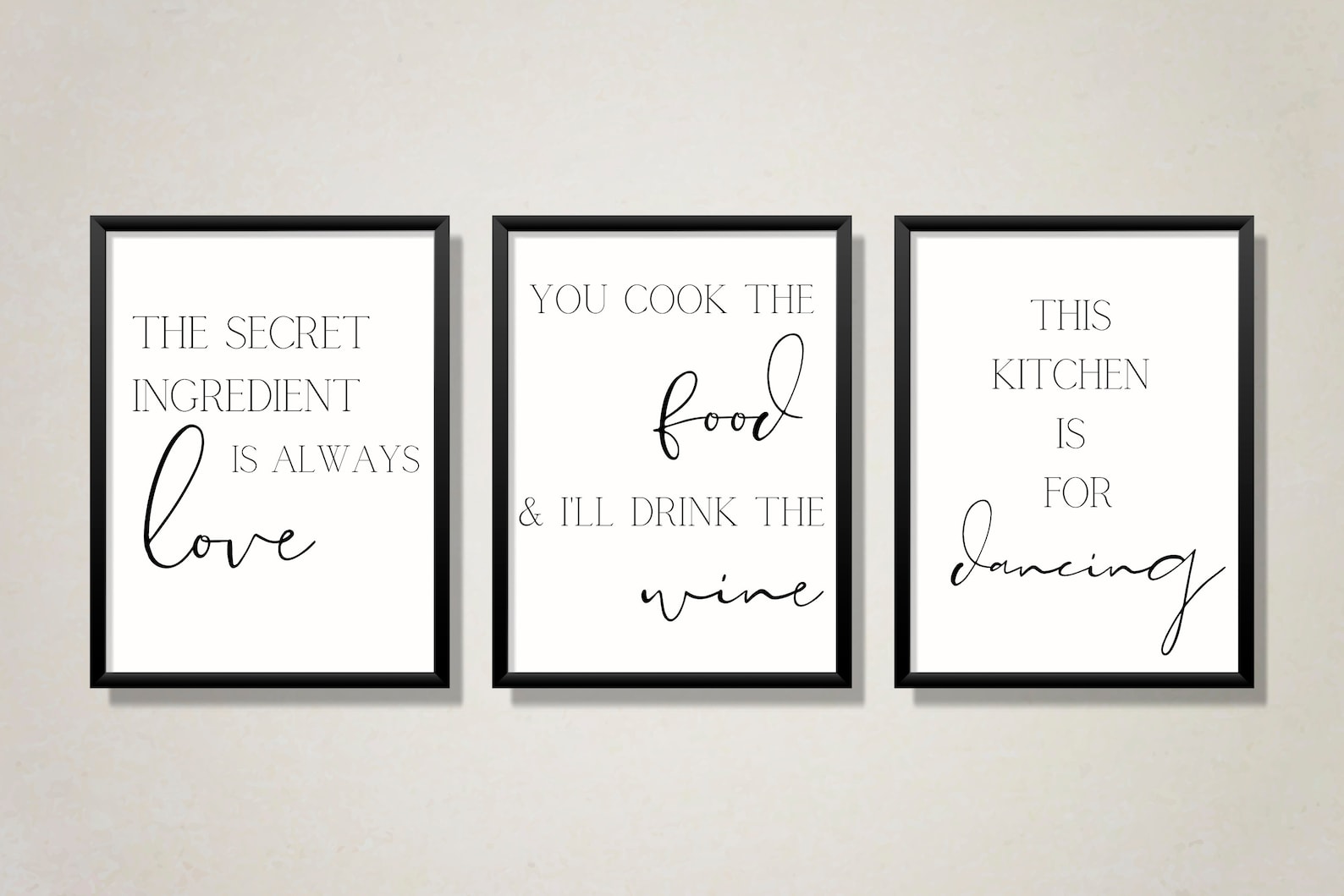Kitchen Print Wall Art - Decor - Funny Wall Art - Kitchen Print ...