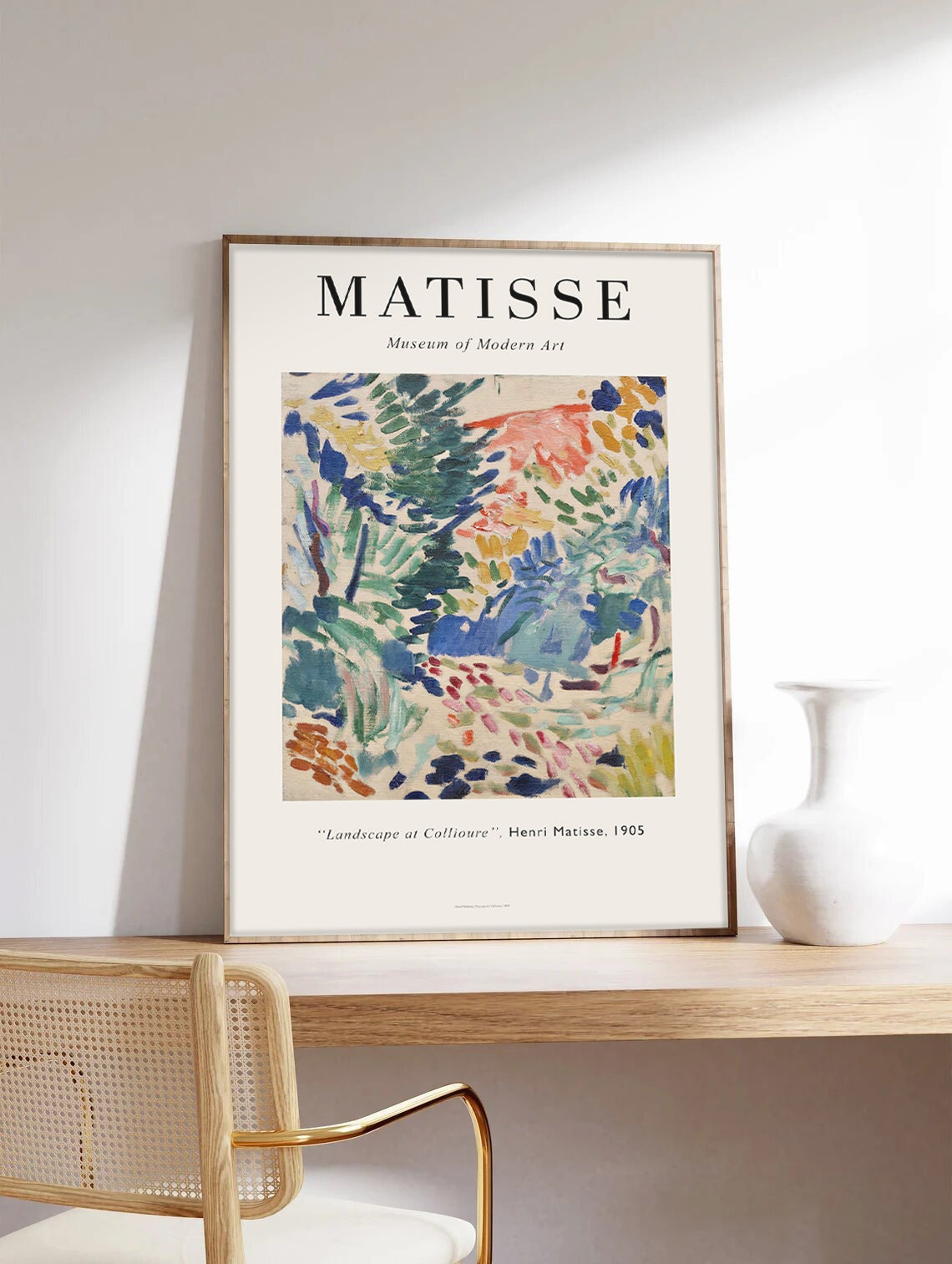 Poster Matisse, Landscape In Collioure, Henri Matisse, Abstract Art ...