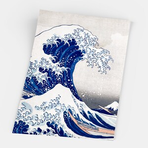 Japanese Print, the Great Wave of Kanagawa, Hokusai Poster, Exhibition ...