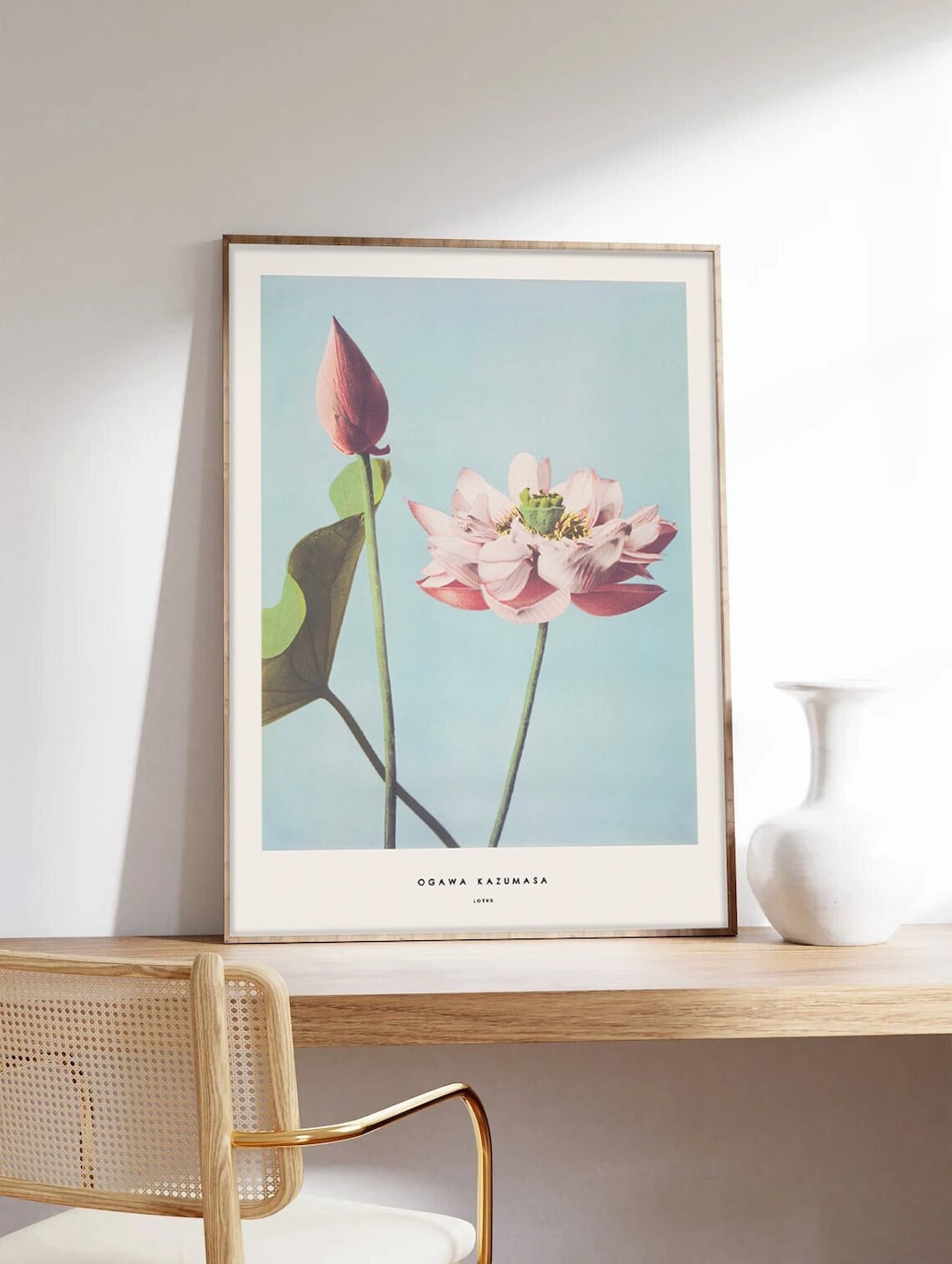 Japanese Print, Lotus Poster, Japan Poster, Ohara Koson, Flower Poster ...