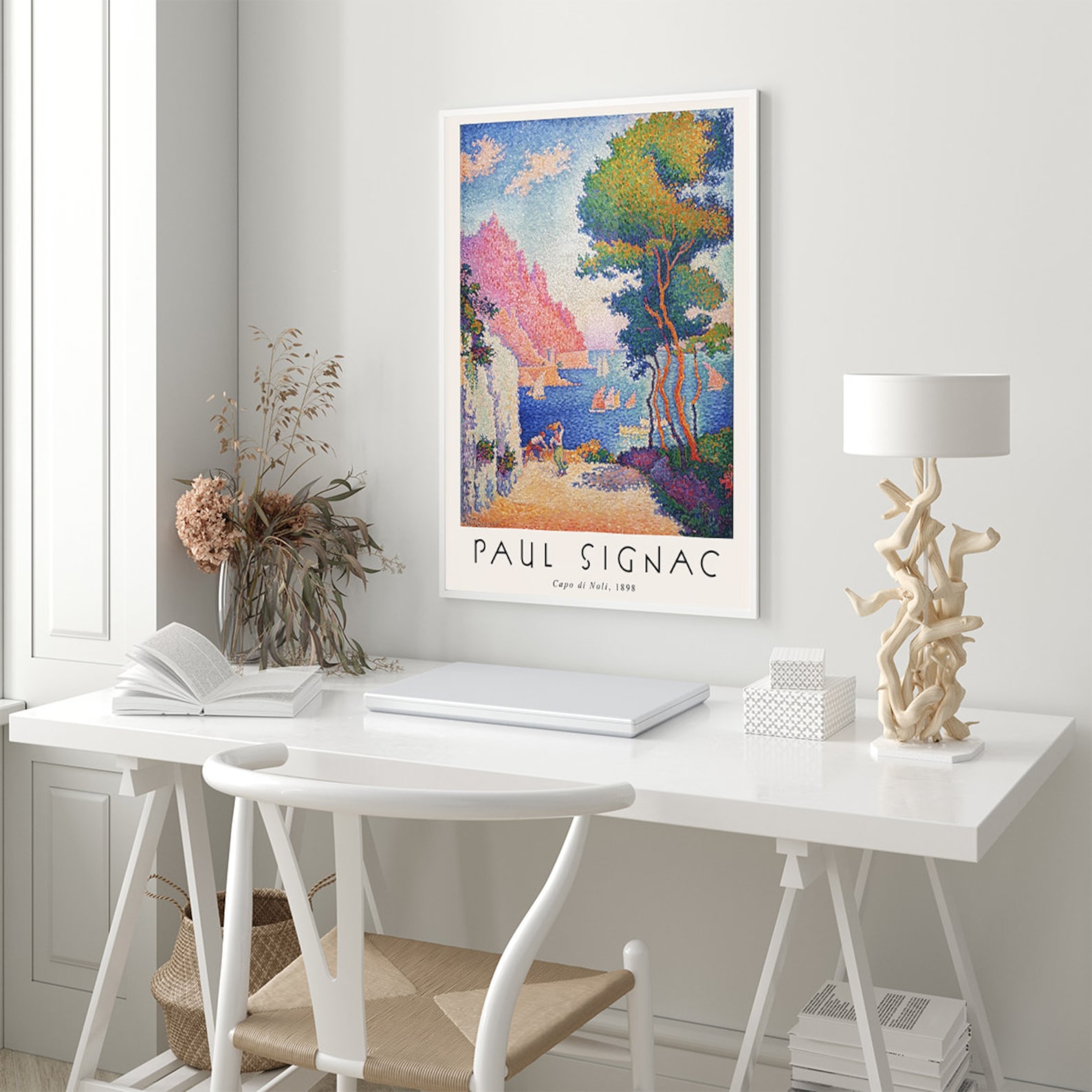 Signac Poster, Pointillism, Paul Signac, Nature Poster, Capo Di Noli ...