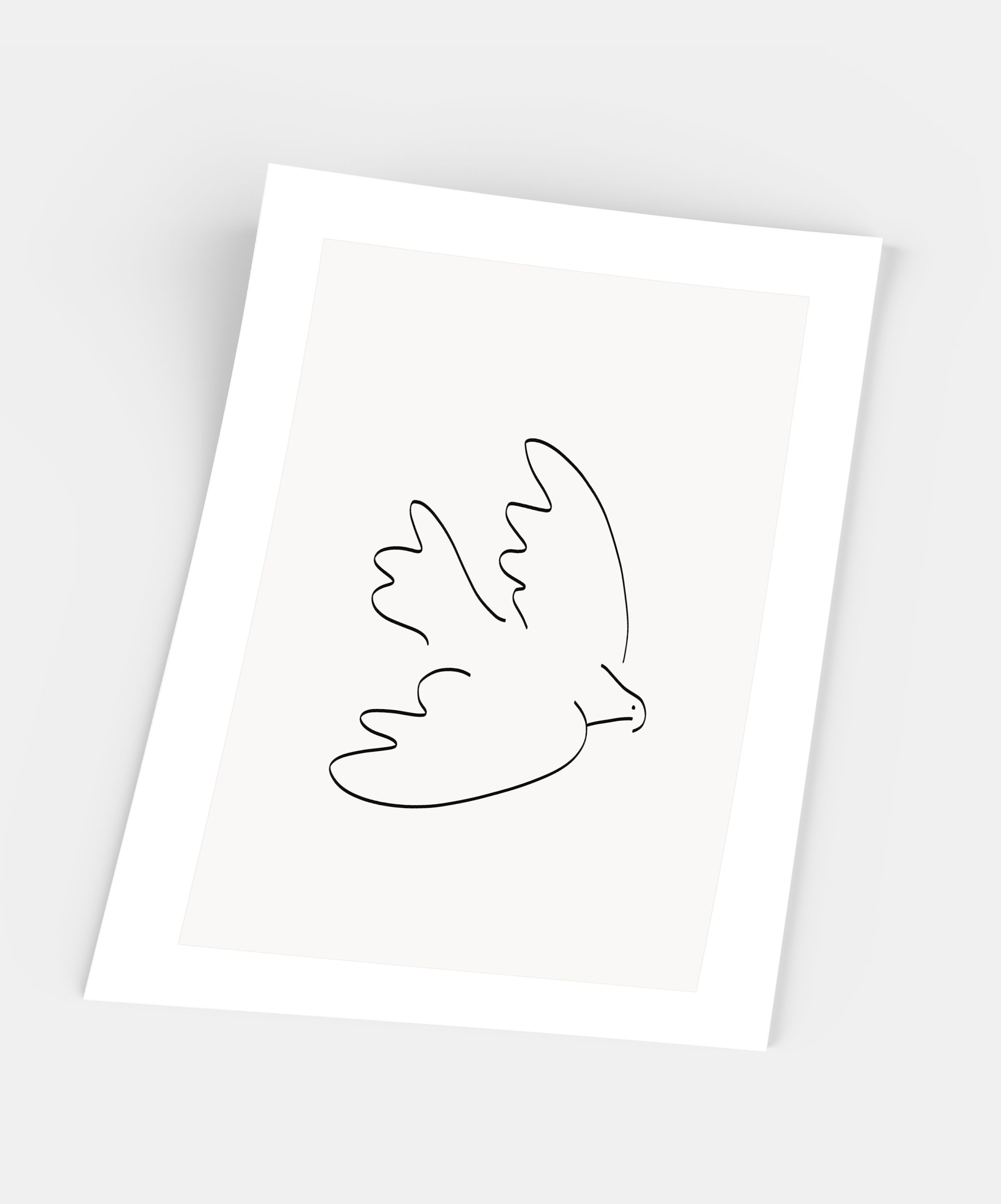 Minimalist Poster One Line Poster Bird One Line Museum - Etsy