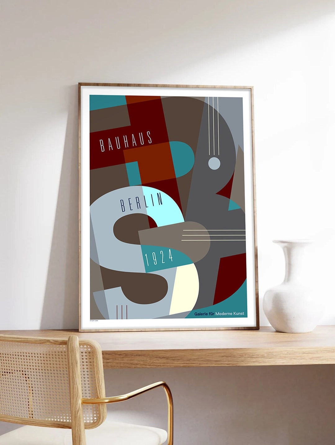 Bauhaus Poster, Bauhaus Berlin 1924, by Martin Geller, Bauhaus Poster ...