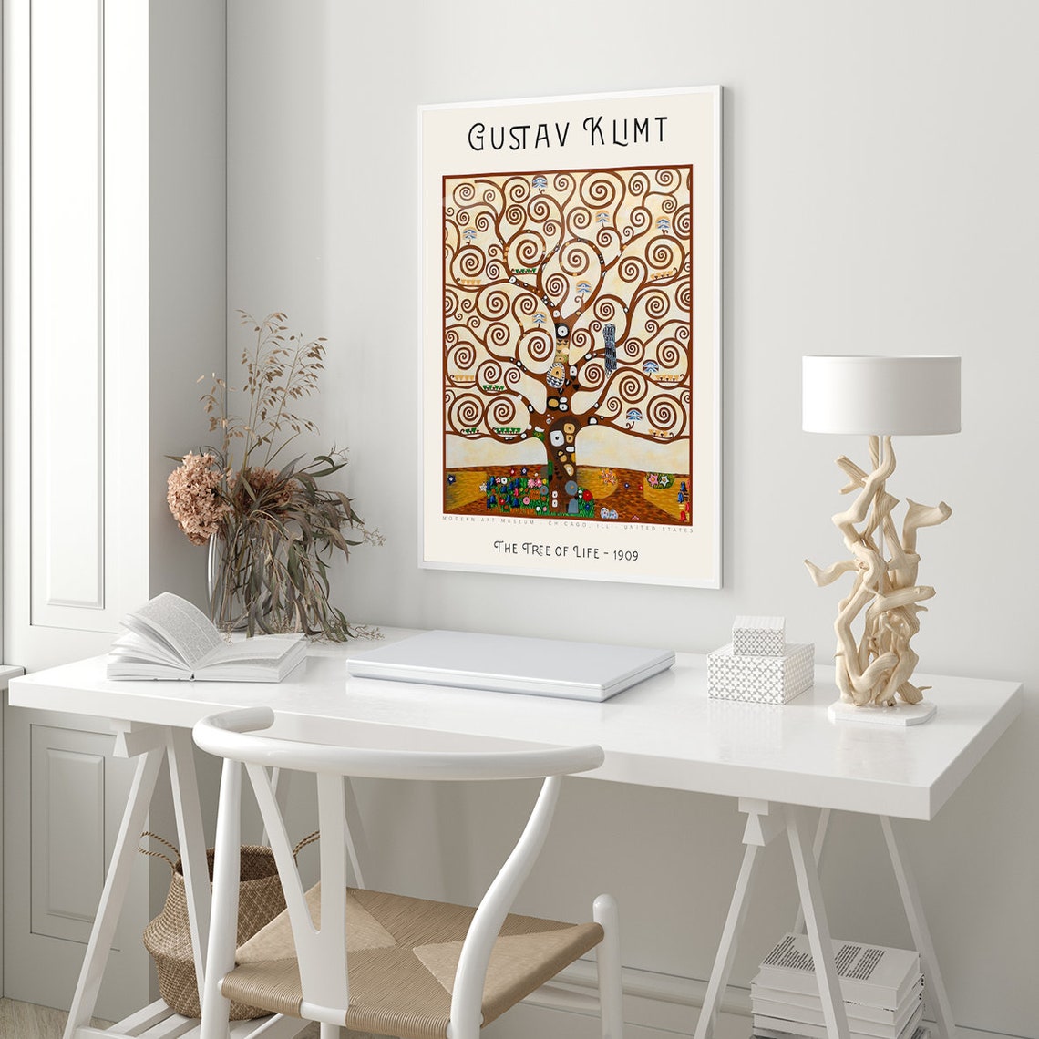 Gustav Klimt Poster, Tree of Life, Klimt, Nature Poster, Exhibition ...