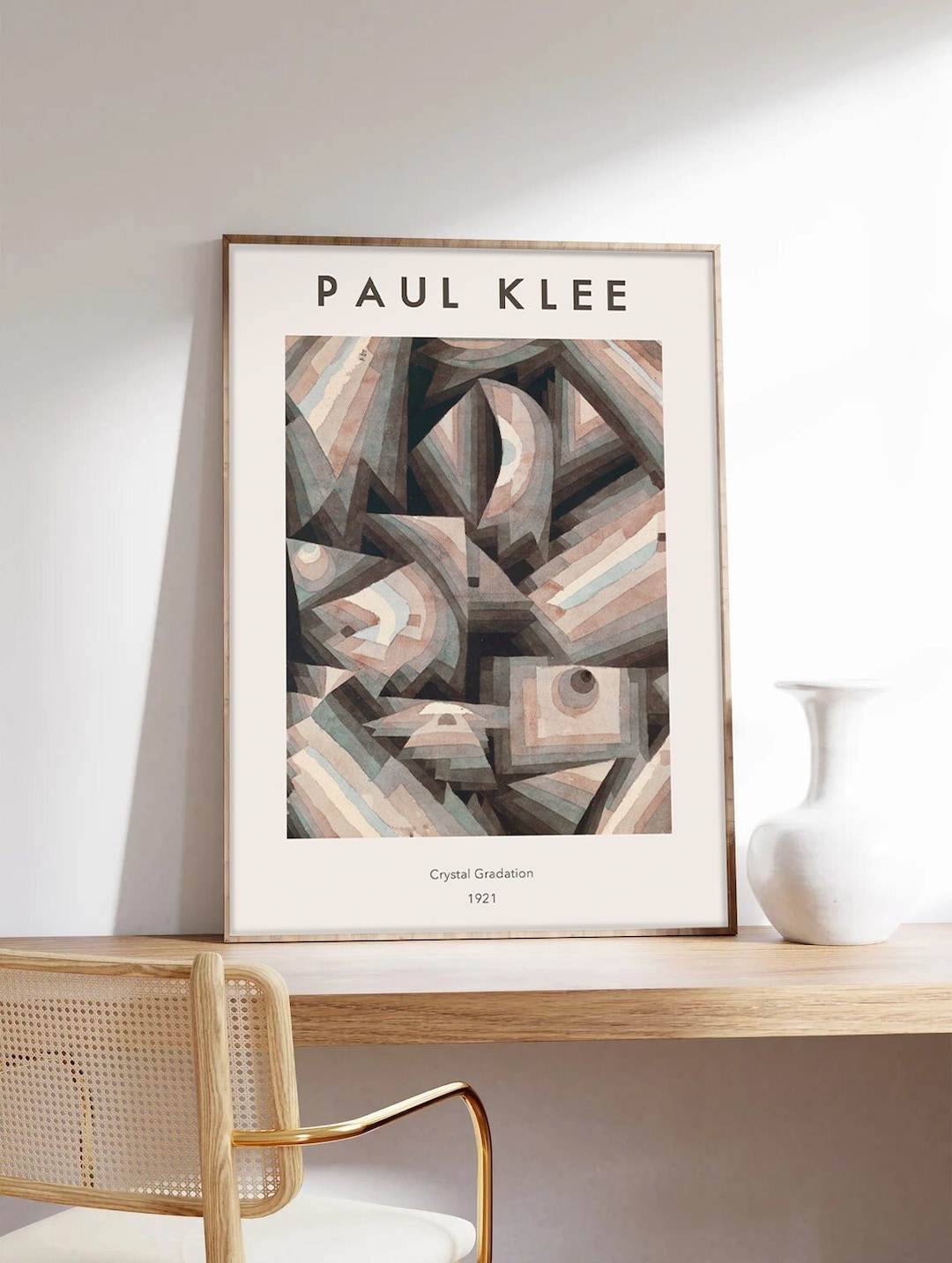 Paul Klee Poster, Abstract Art, Klee Poster, Crystal Gradation ...