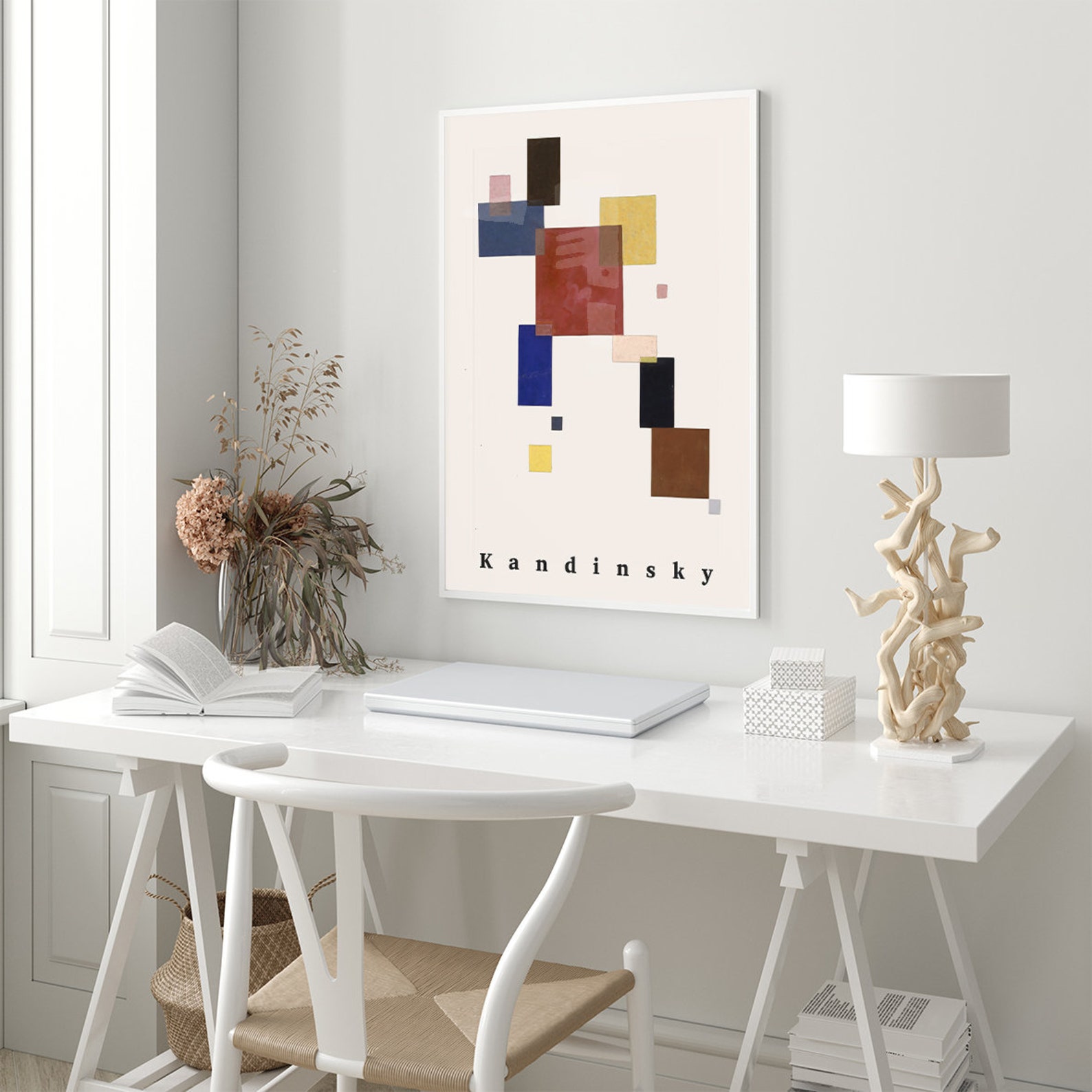 Kandinsky Poster, Thirteen Rectangles, Abstract Art, Wassily Kandinsky ...
