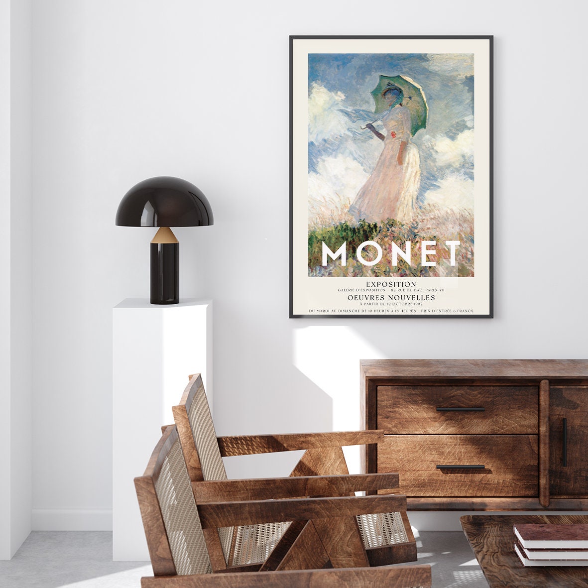 Claude Monet Poster, New Works, Impressionism, Monet Poster, Exhibition ...