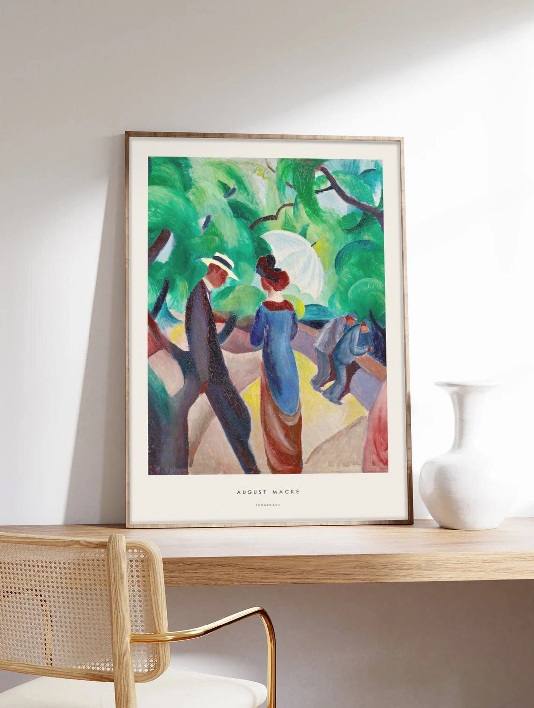 Macke Poster, Promenade, August Macke Poster, Exhibition Poster, Fine ...