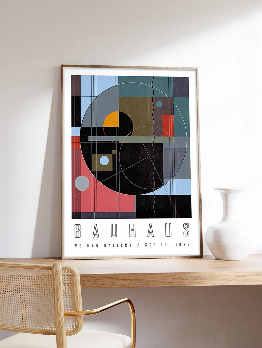 Bauhaus Poster, Bauhaus Composition XVI, by Martin Geller, Bauhaus ...