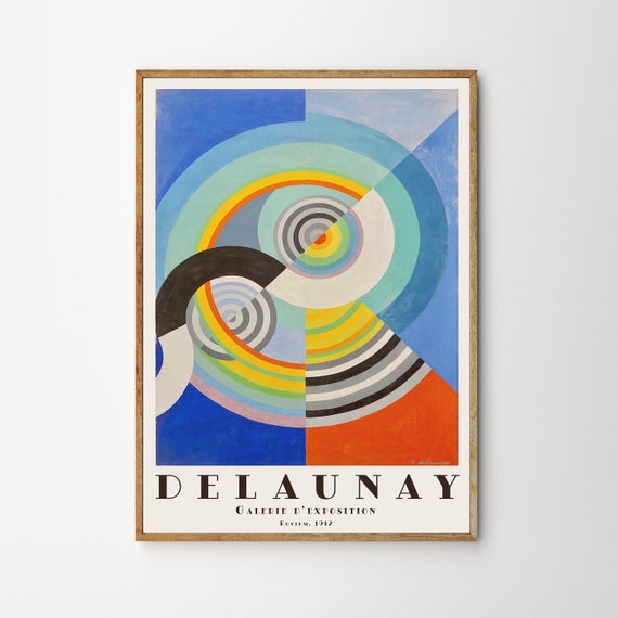 Delaunay Poster Abstract Art Robert Delaunay Abstract - Etsy