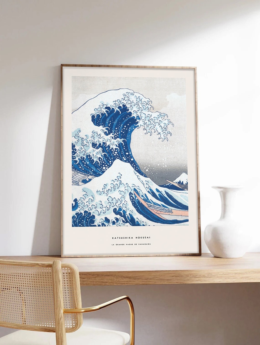 Japanese Print, the Great Wave of Kanagawa, Hokusai Poster, Exhibition ...