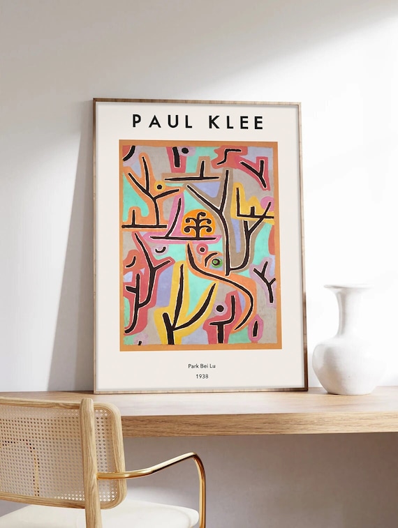 Paul Klee Poster Abstract Art Paul Klee Abstract Poster - Etsy