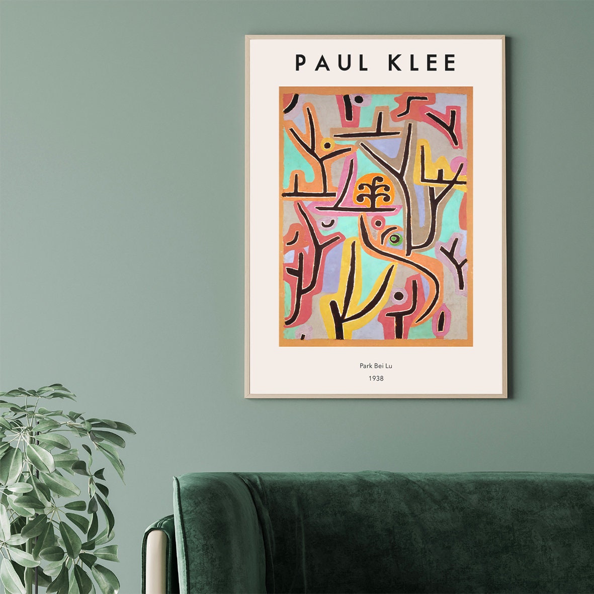 Paul Klee Poster Abstract Art Paul Klee Abstract Poster - Etsy