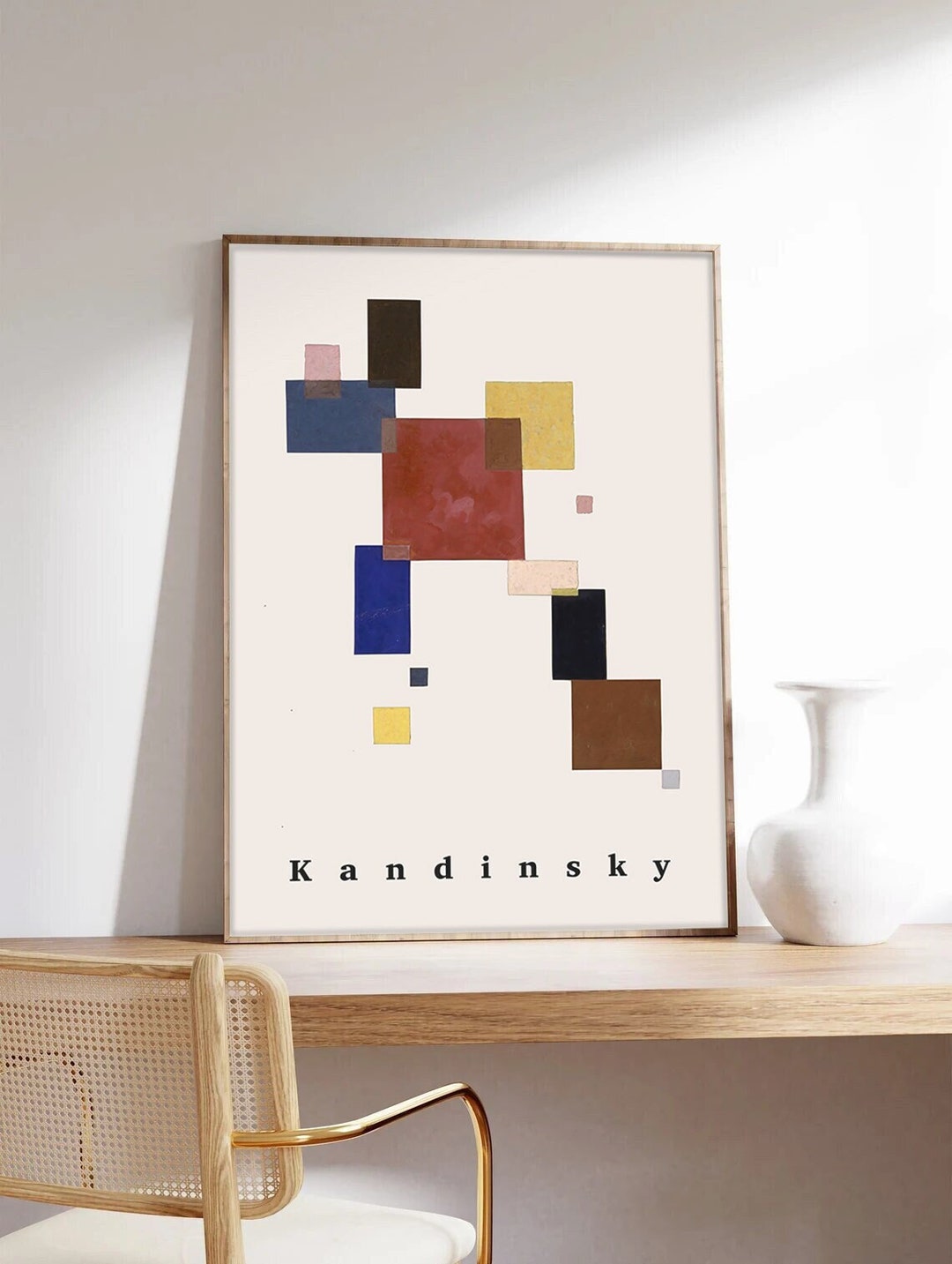 Kandinsky Poster, Thirteen Rectangles, Abstract Art, Wassily Kandinsky ...