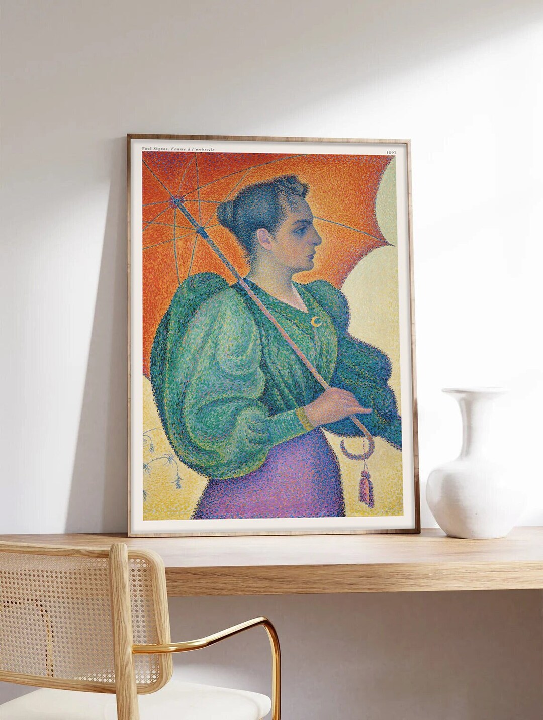 Poster Signac, Paul Signac, Impressionism, Woman With Umbrella ...