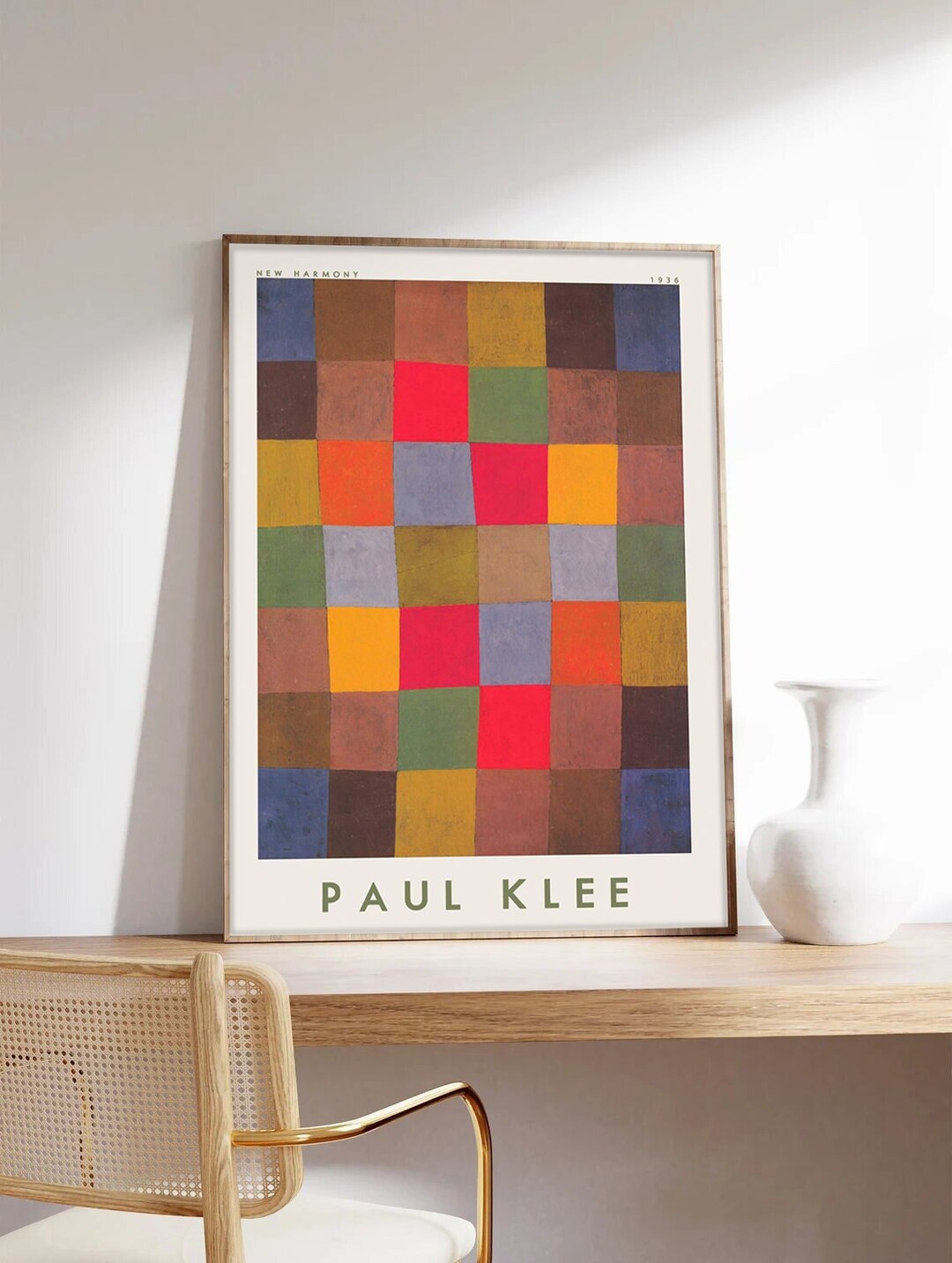 Paul Klee Poster, Abstract Art, Paul Klee, Abstract Poster, New Harmony ...