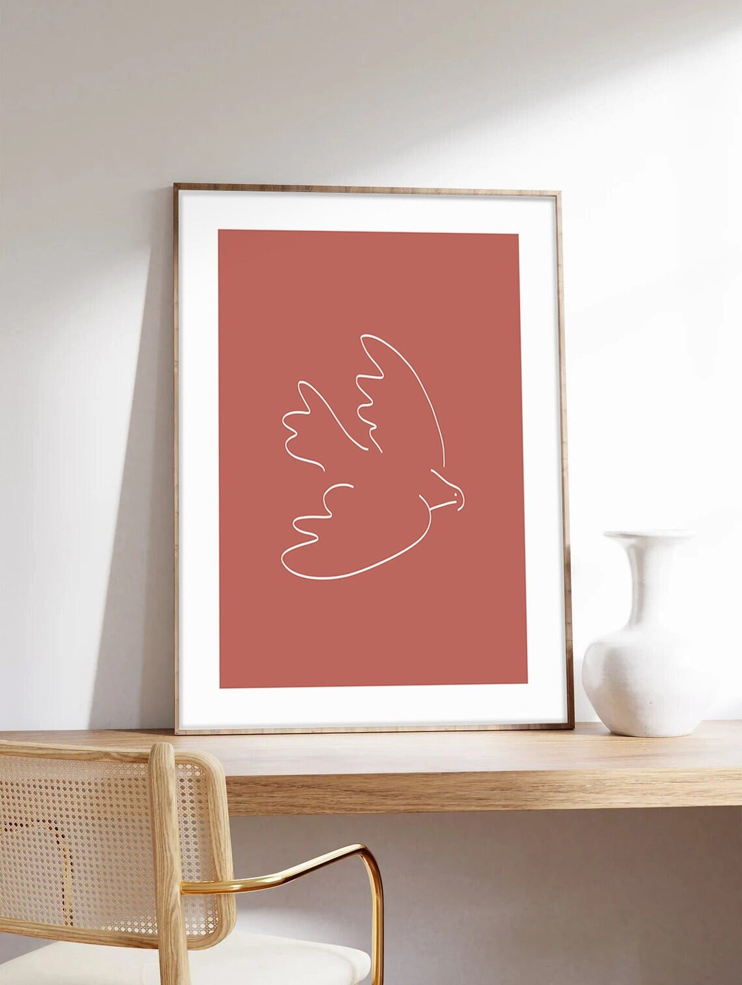 Minimalist Poster, One Line Poster, Bird One Line, Museum Quality Art ...