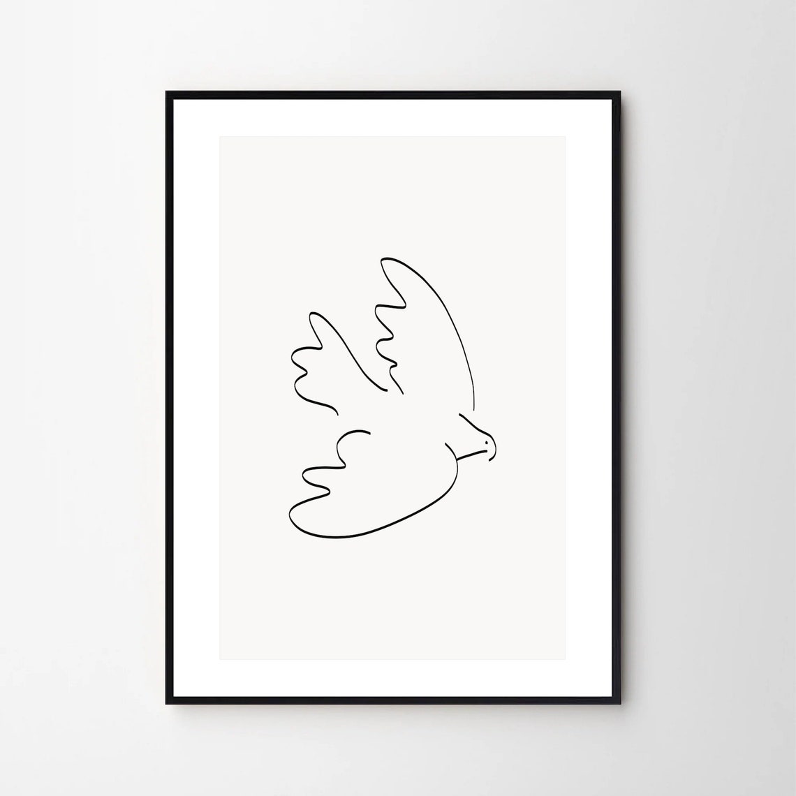 Minimalist Poster One Line Poster Bird One Line Museum - Etsy