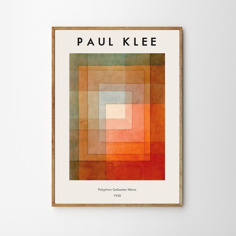 Paul Klee Poster Abstract Art Klee Poster Abstract Poster | Etsy